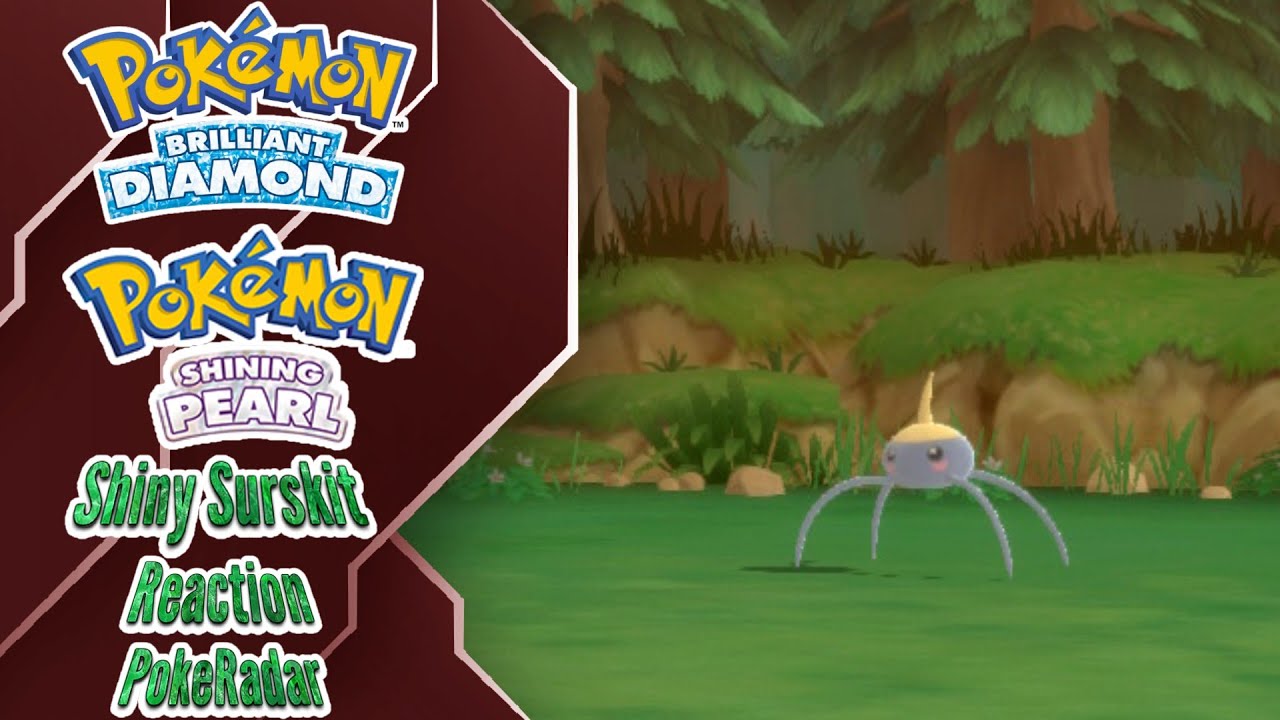 Shiny Surskit + Evolution! Pokemon Brilliant Diamond & Shining Pearl ...