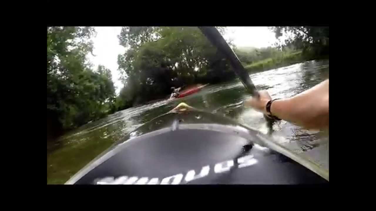 Séance d'ancrage/soleil en kayak de slalom.GOPRO Hero 3+ - YouTube