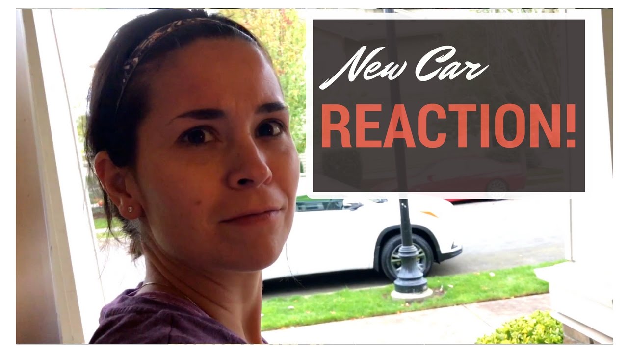 NEW CAR SURPRISE REACTION!! - YouTube