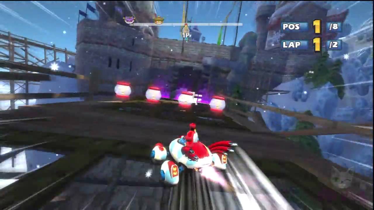 Sonic Racing: 16 Blizzard Cup - YouTube