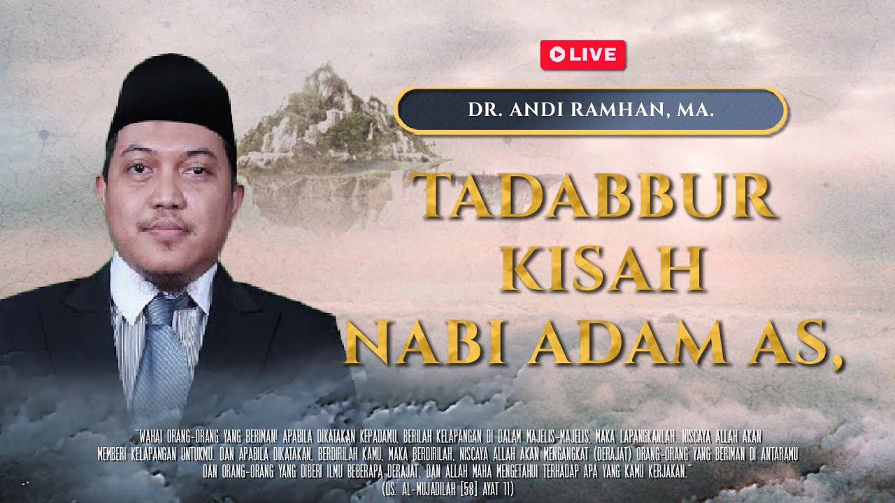 🔴[LIVE] KISAH NABI | DR. ANDI RAHMAN, MA. | MRBJTV - YouTube