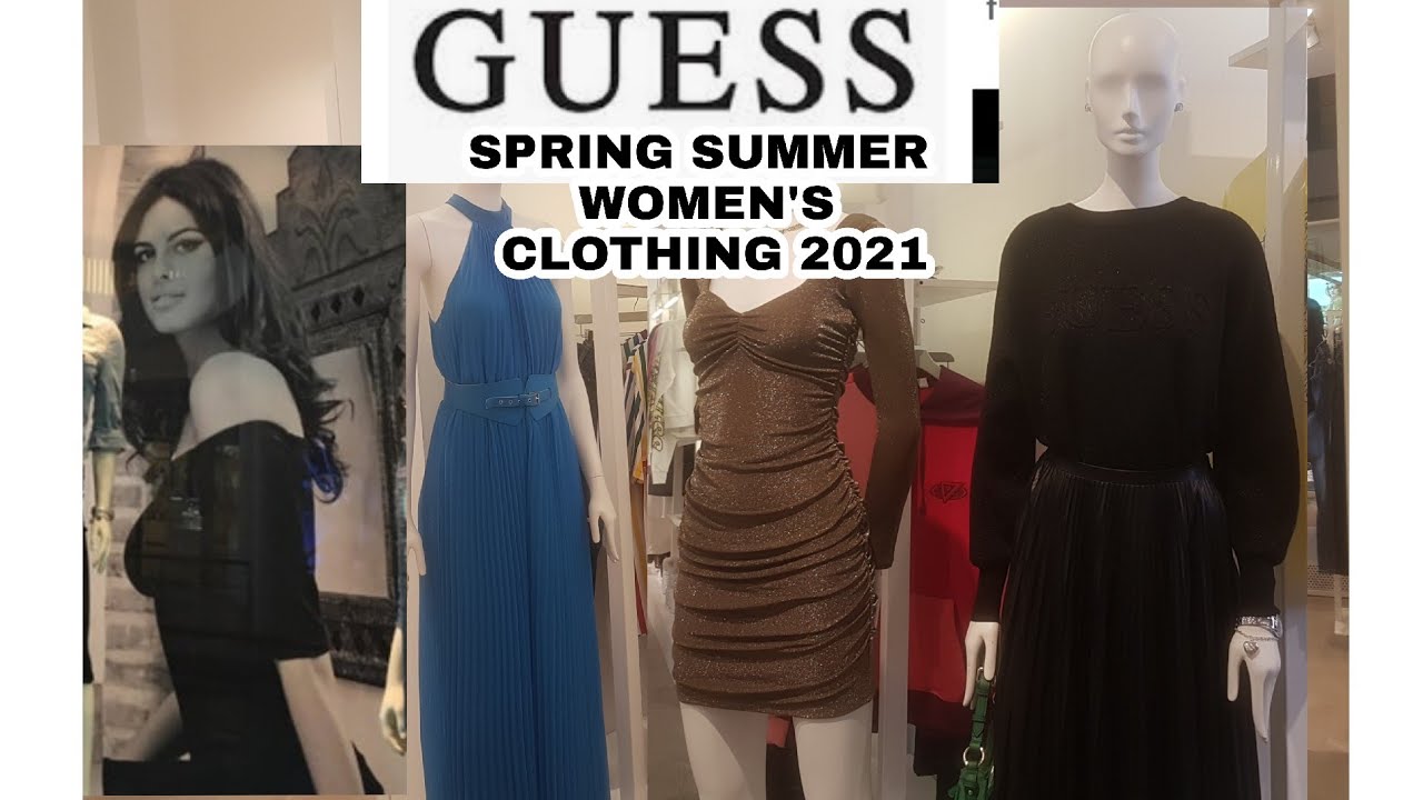 GUESS WOMEN'S NEW ARRIVAL COLLECTION 2021 - YouTube