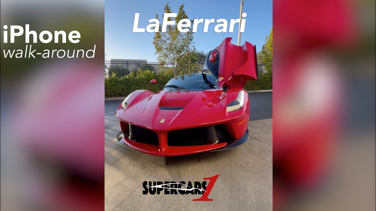 Ferrari LaFerrari - iPhone Walk Around Quick Take - YouTube