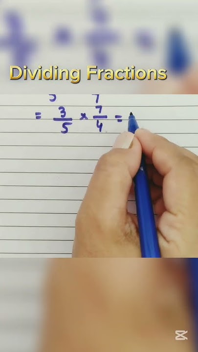 Dividing Fractions easy to learn| Math with Afshan - YouTube