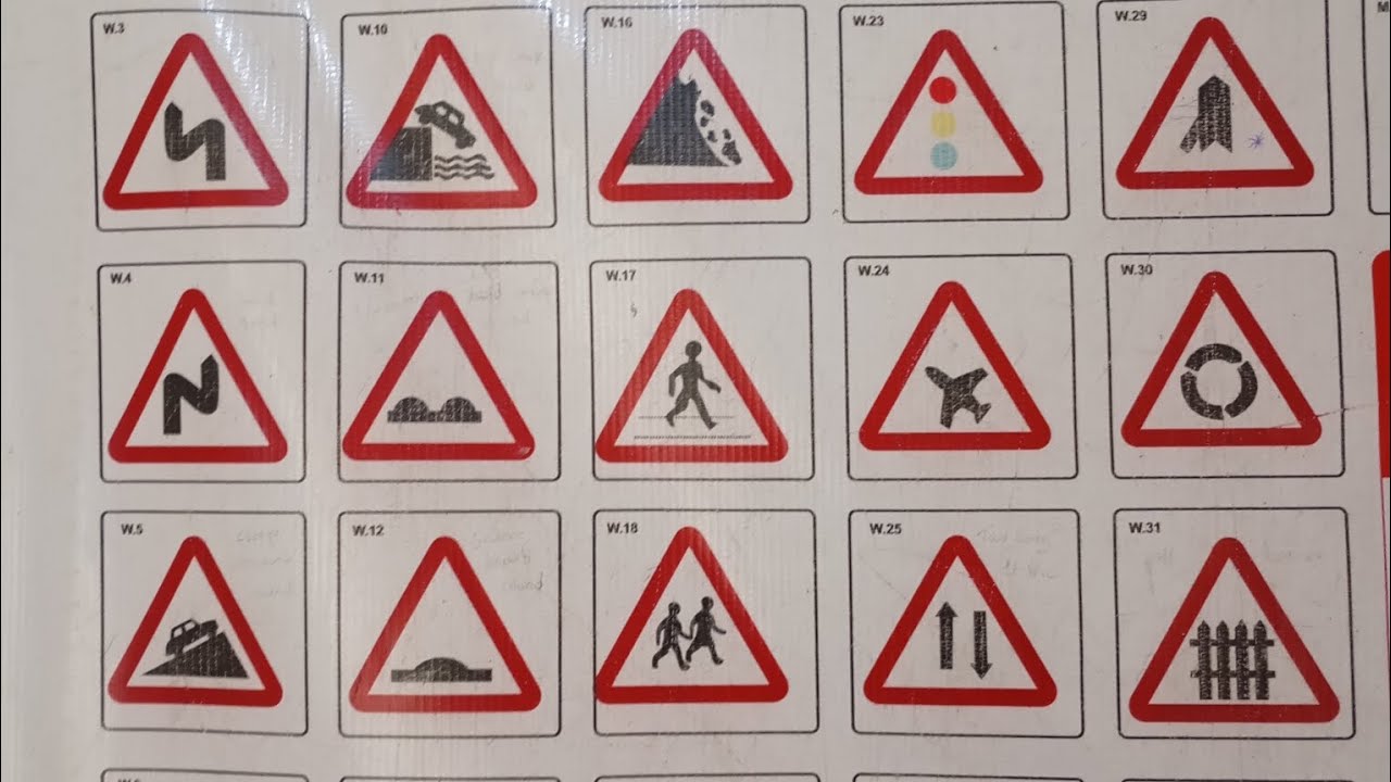 COMPASARY SIGNS EASY WAY T UNDERSTAND ROAD SIGNS 🛑.... - YouTube