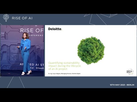 Dr.-ING. Susan Wegner | Quantifying sustainability of an AI project ...
