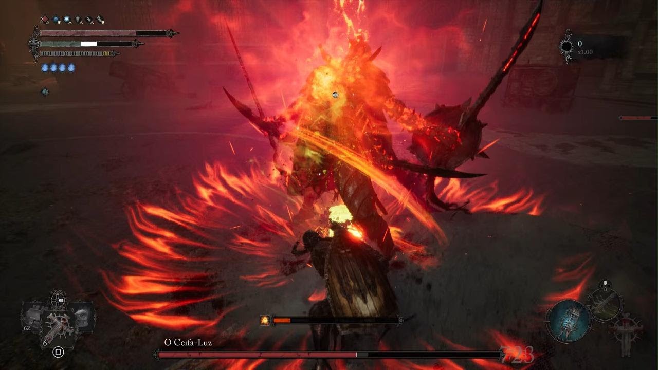 Lords of the Fallen Light Reaper Boss fight - YouTube