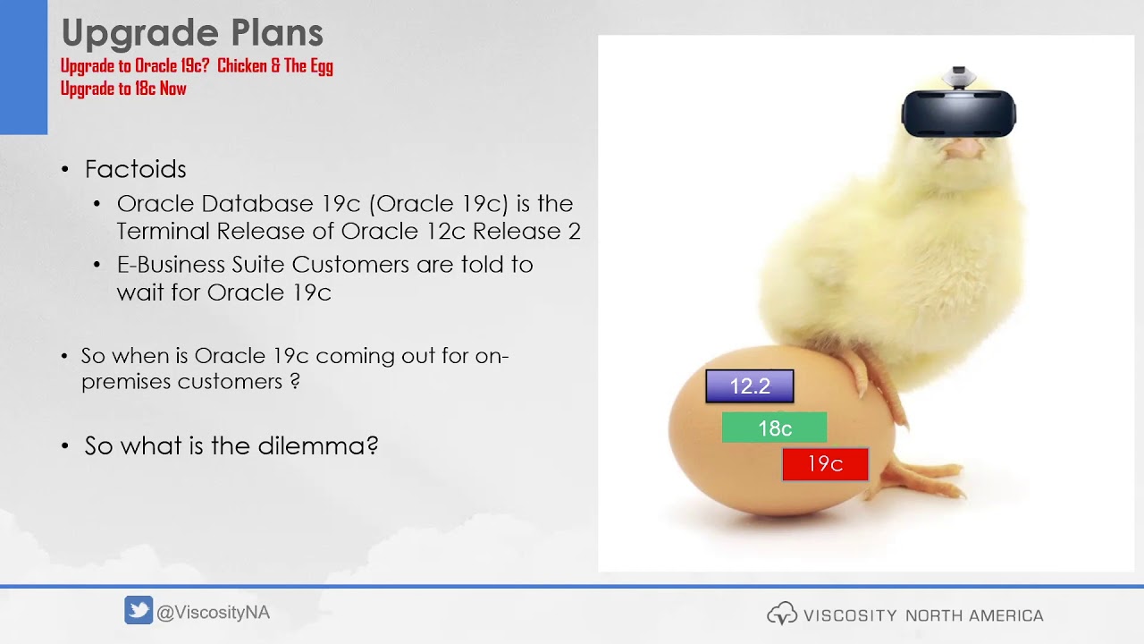 Why You Should Upgrade Your Oracle Database To 12cr2 Or 18c Webinar Youtube