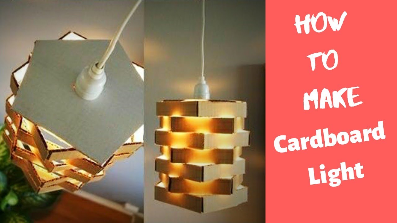 Cardboard light making Craft Mandrake - YouTube