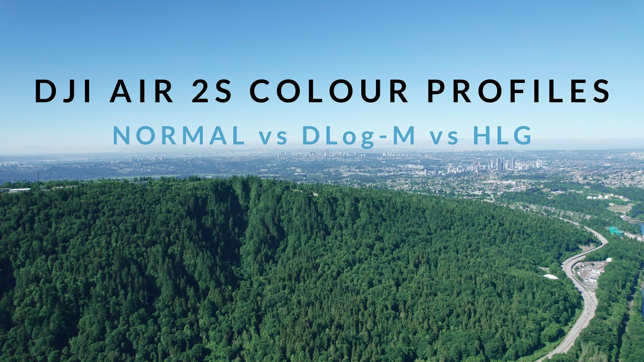 DJI Air 2S Colour Profile Comparison 5K - Normal vs. DLog-M vs. HLG ...