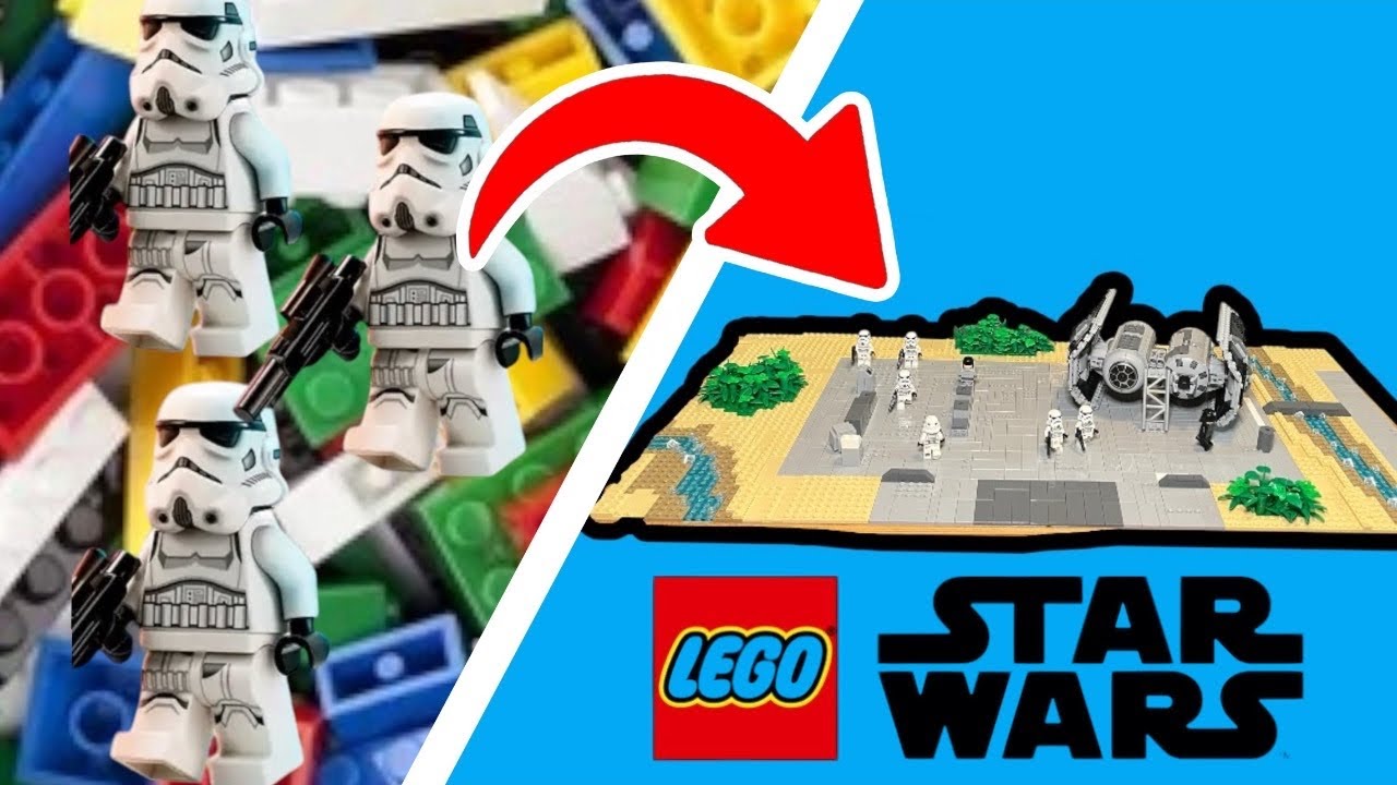 I built a LEGO Star Wars Imperial Landing Pad on Scarif! - YouTube