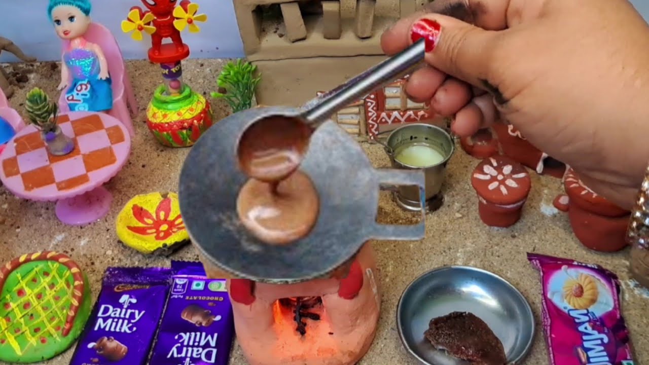 Miniature All Chocolate Dosa Recipe | All Chocolate Dosa || Chocolate ...