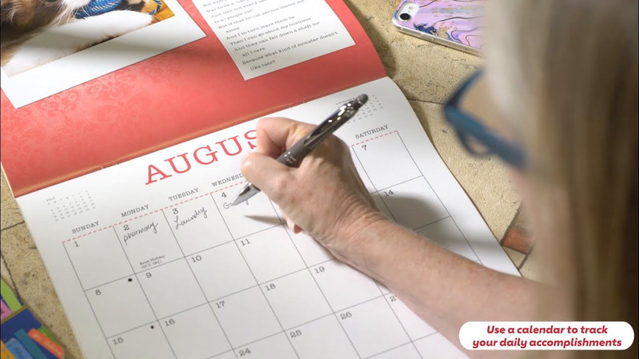 Tips for Stroke Survivors: Organizing Your Week - YouTube