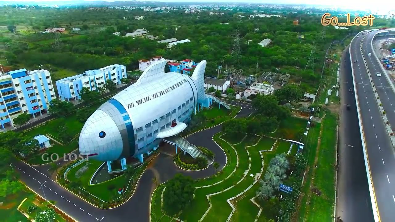 Fish building in Hyderabad / best view from top angle.#hyderabad - YouTube