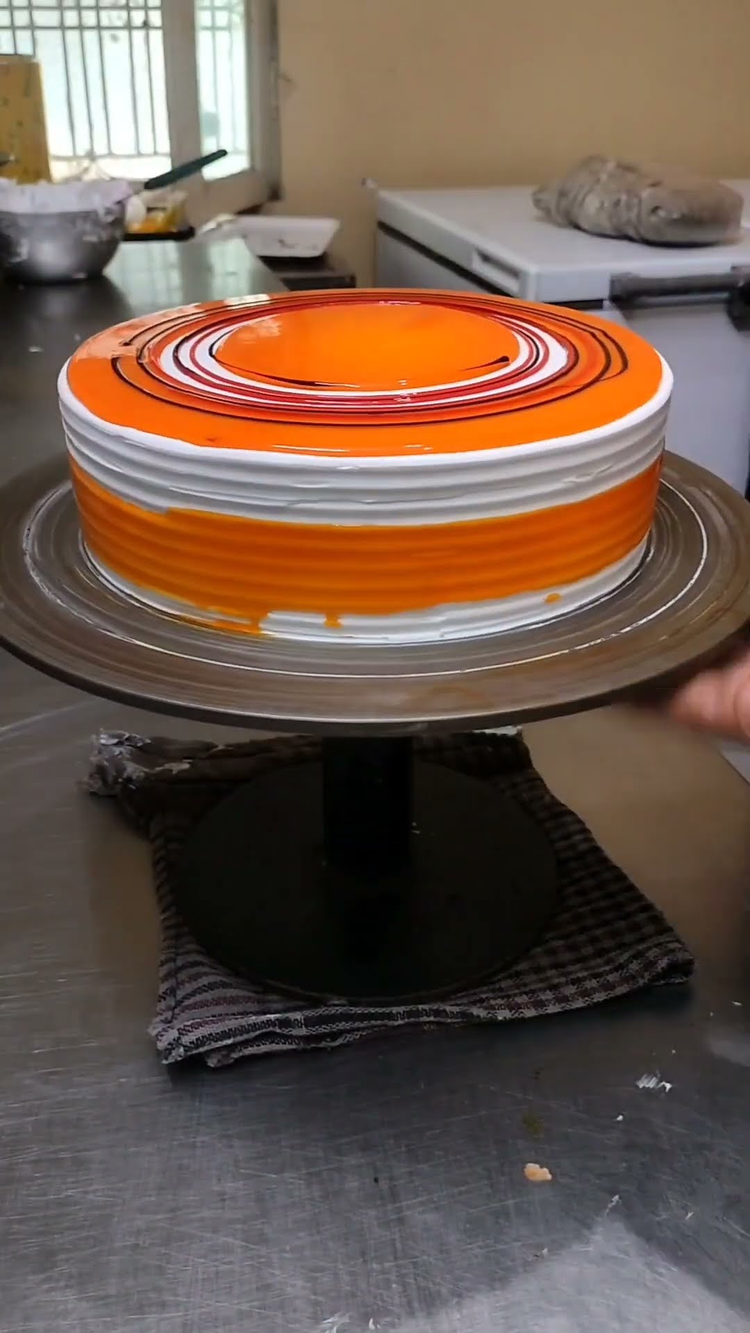 1kg ka mango cake #design #minicake #design #viralvideo #vento #cake # ...