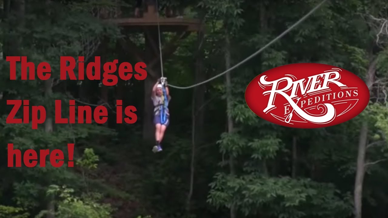 The Ridges Zip Line in the New River Gorge - YouTube