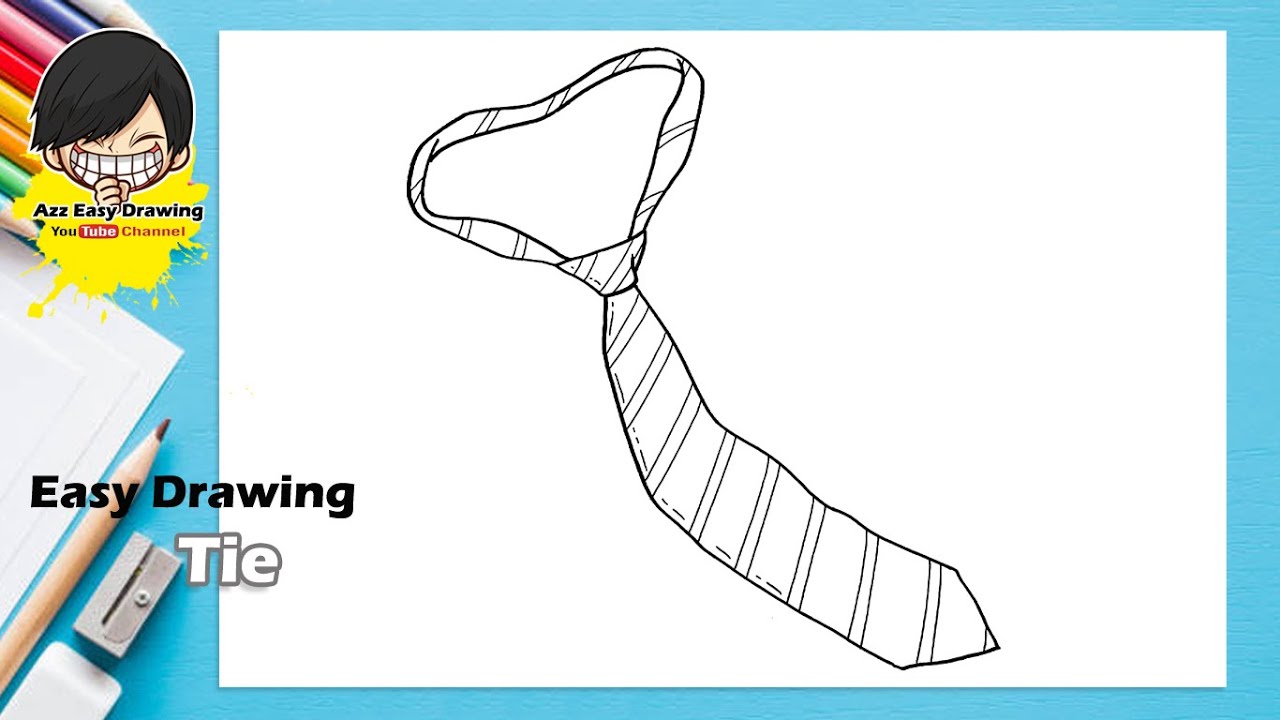 Easy Drawing Tie - YouTube