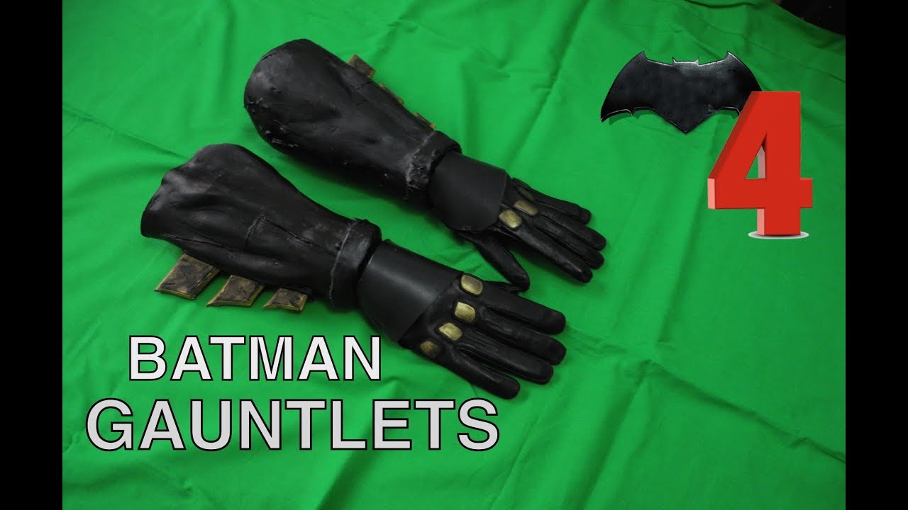 How to make a Batman costume part 4 GAUNTLETS - YouTube