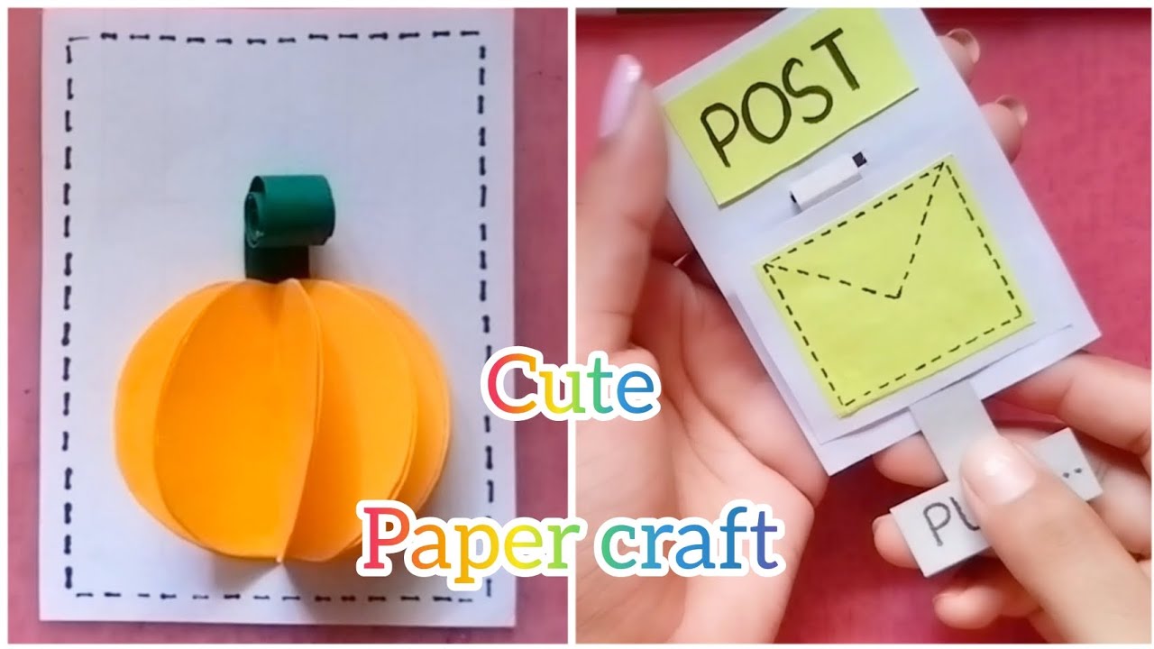 cute 2 DIY paper craft ideas 😊😊 - YouTube