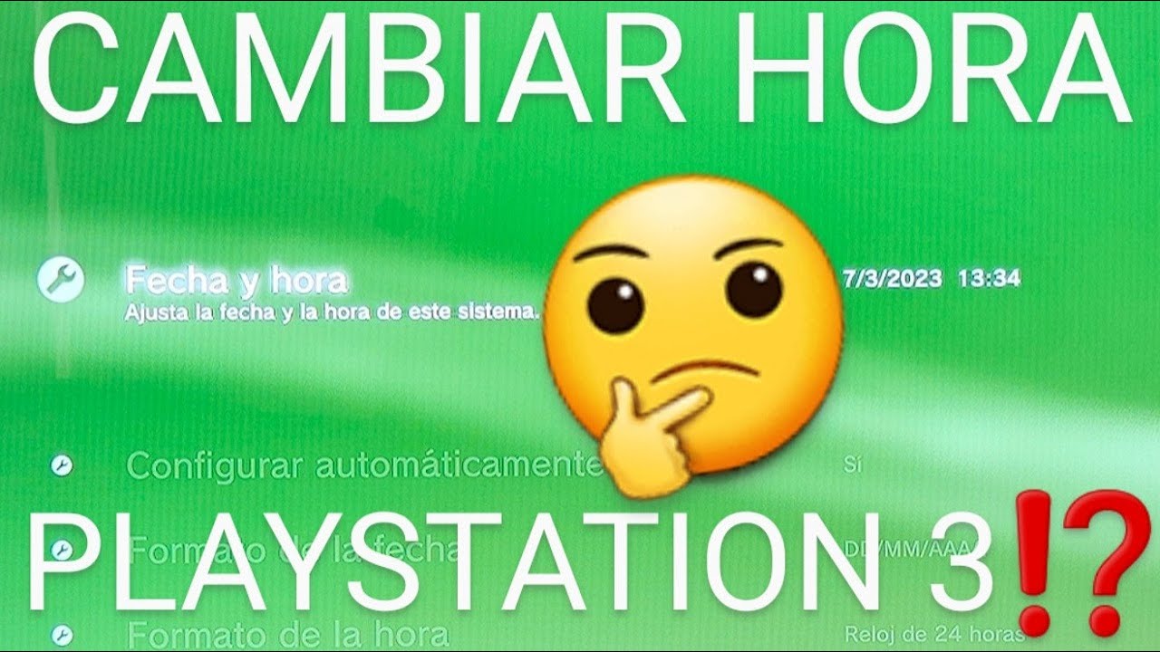 🎮⏰ Cómo CAMBIAR FECHA y HORA en PS3 2025 (2 MÉTODOS) PASO a PASO - YouTube