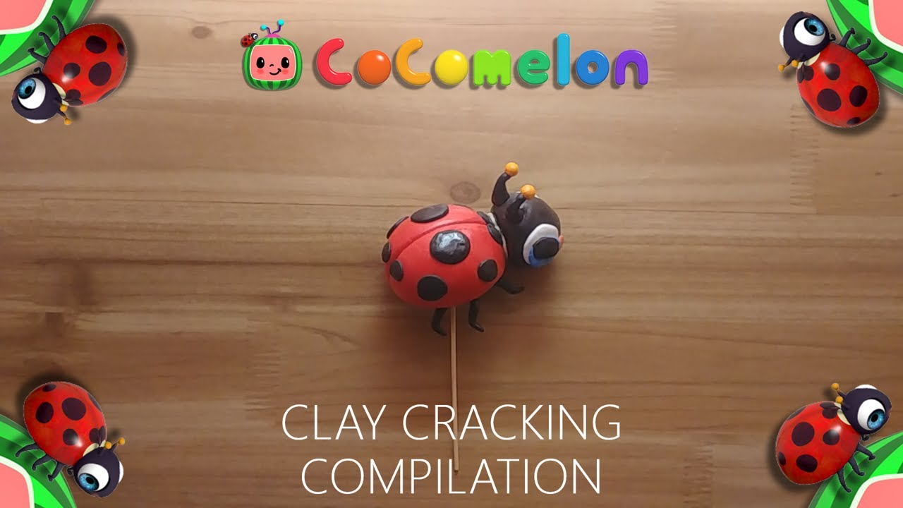 cocomelon Ladybug clay cracking compilation 코코멜론 무당벌레 점토 부수기 위주로 편집 ...