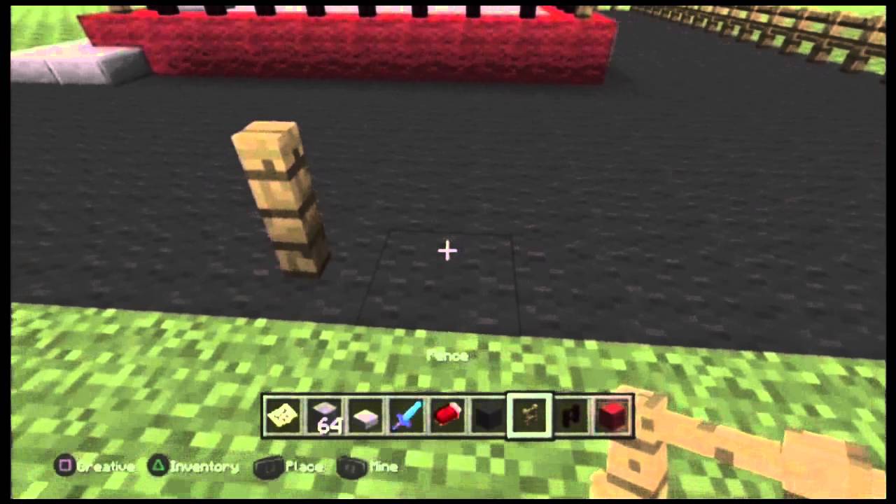 Minecraft PS3: Building a Wrestling Arena Part 1 - YouTube