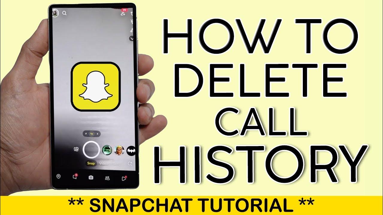 How to Delete Call History on Snapchat | Remove call History on Snapchat 2025 - YouTube
