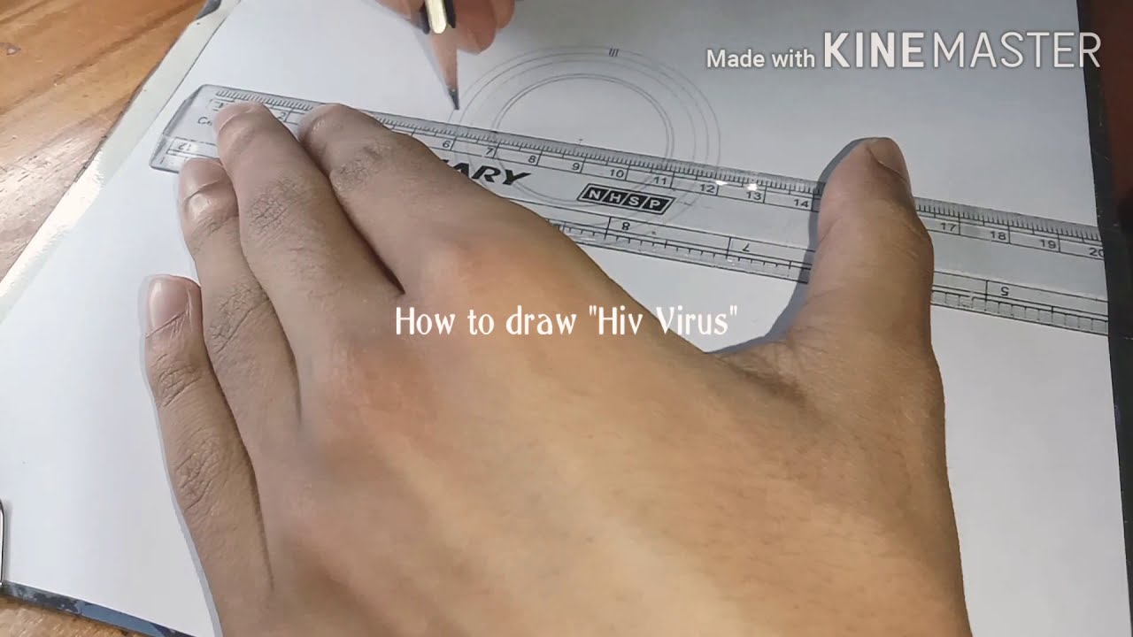 How to draw "HIV VIRUS"#sicence #Biology #Hiv Virus #OC - YouTube