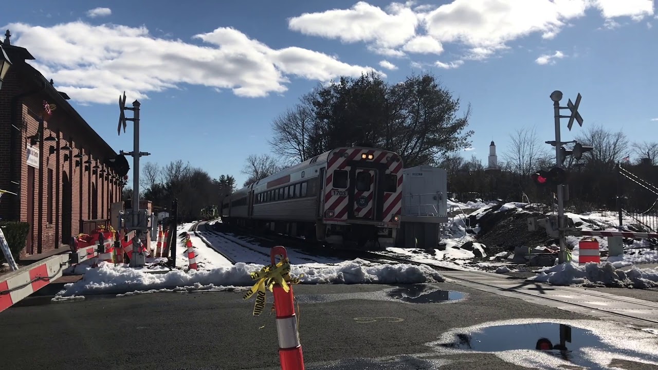 Railfanning The Springfield Line Amtrak Vermonter & *RARE* CT DOT Test ...