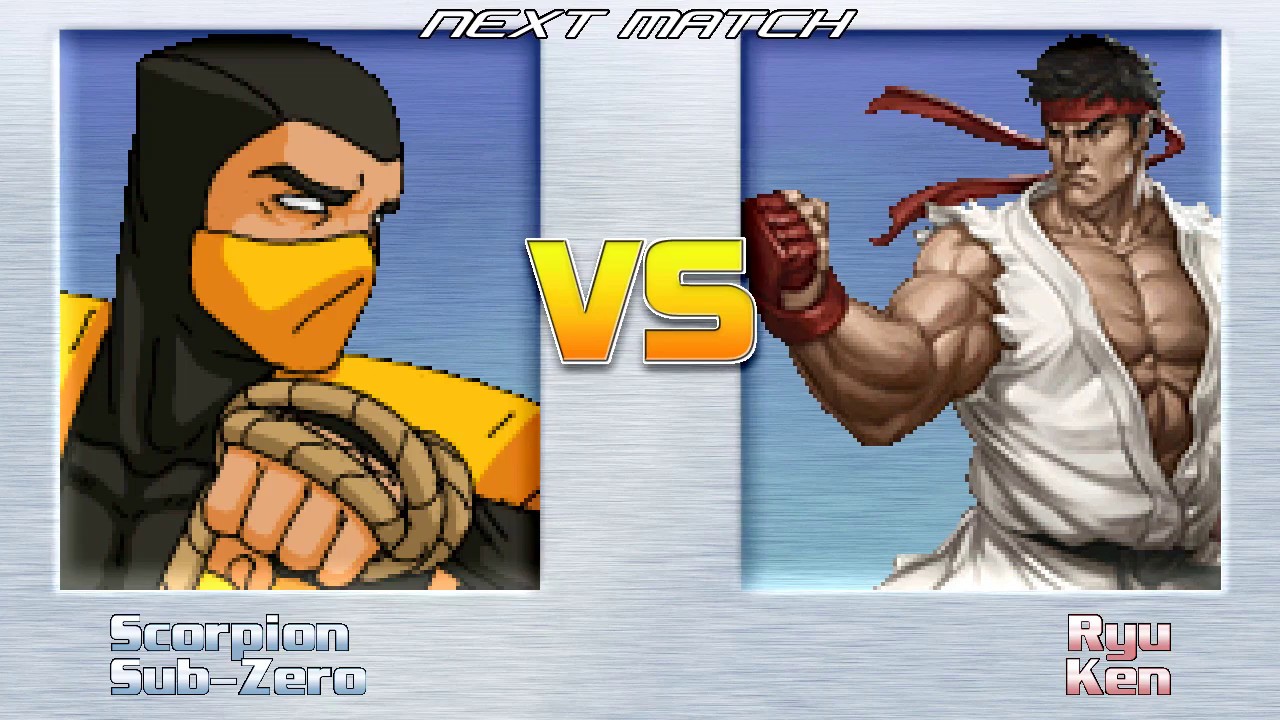 Mugen Battle Mania #49 Sub-Zero, Scorpion Vs Ryu and Ken - YouTube