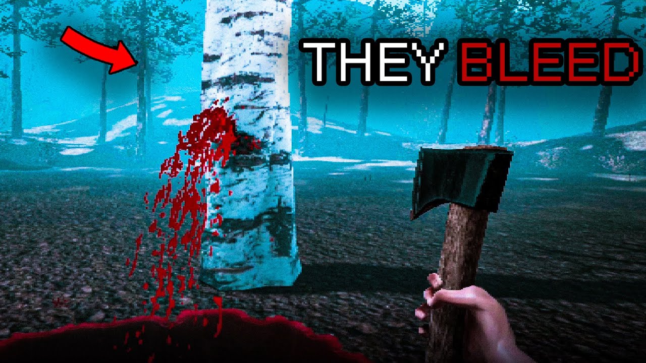 A HORROR game where the TREES ARE ALIVE... - YouTube