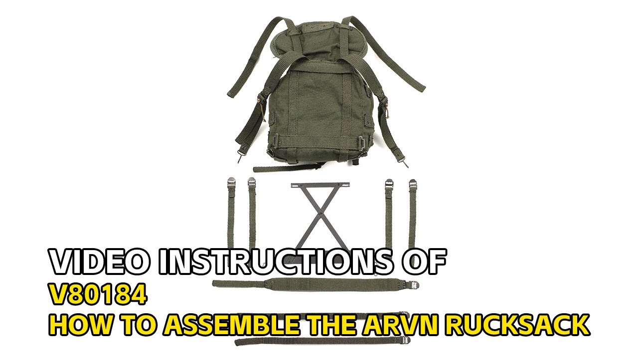 DID Video Instruction of V80184 - How to Assemble the ARVN Rucksack ...