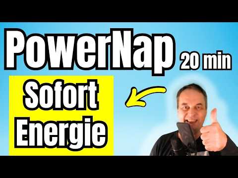 ❌ Never tired again? 20-minute Power Nap for instant ENERGY ⚡