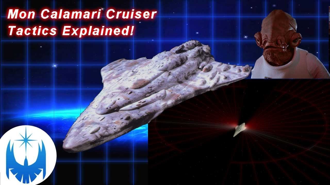 Mon Calamari Cruiser Battle Tactics!! Animated Explanation - YouTube