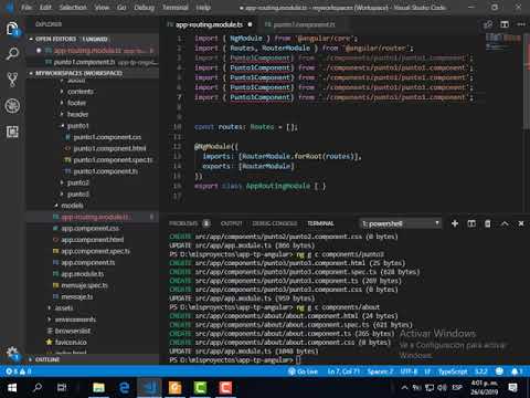 clase angular routing - YouTube