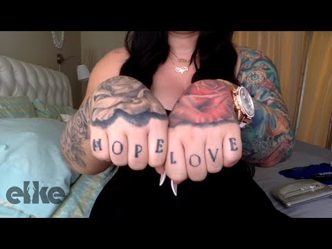 Elke shows off her tattoos!! | Elke Life