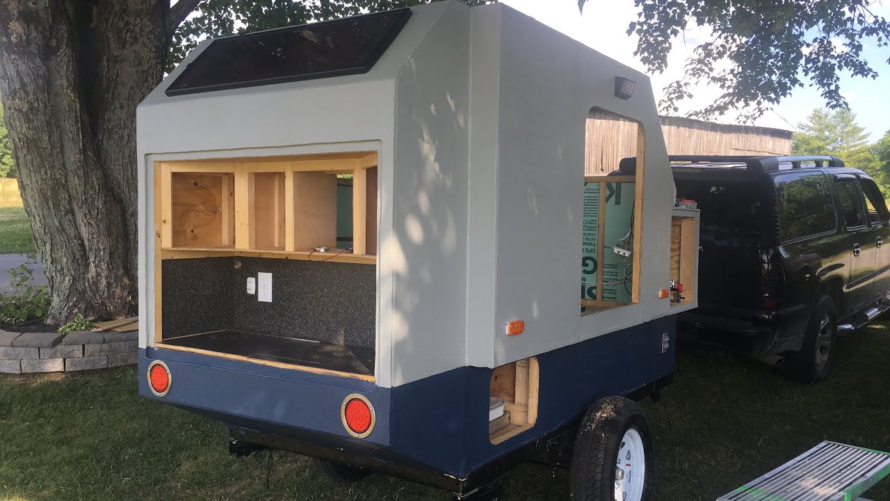 Squaredrop camper build part 8 - YouTube