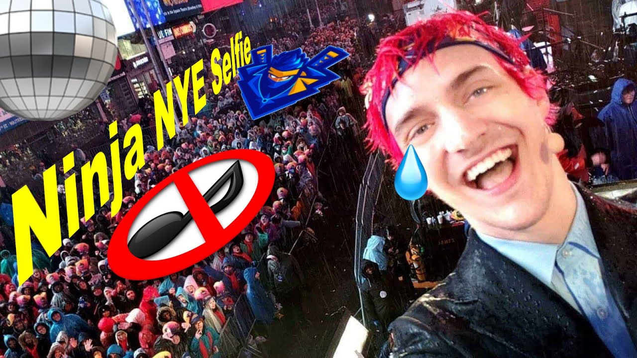 🗽e19.7 Ninja 2018 NYE Selfie But No Music [Best #Cringe Meme ️] 😂🥷🪩💧☔️# ...