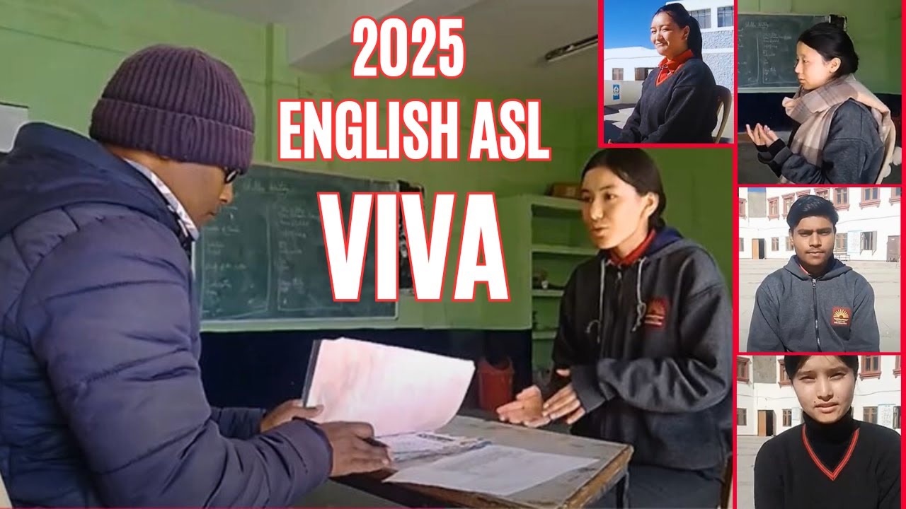 2025|| ENGLISH ASL VIVA FOR CLASS XII ||PM SHRI KV LEH LADAKH ||# ...