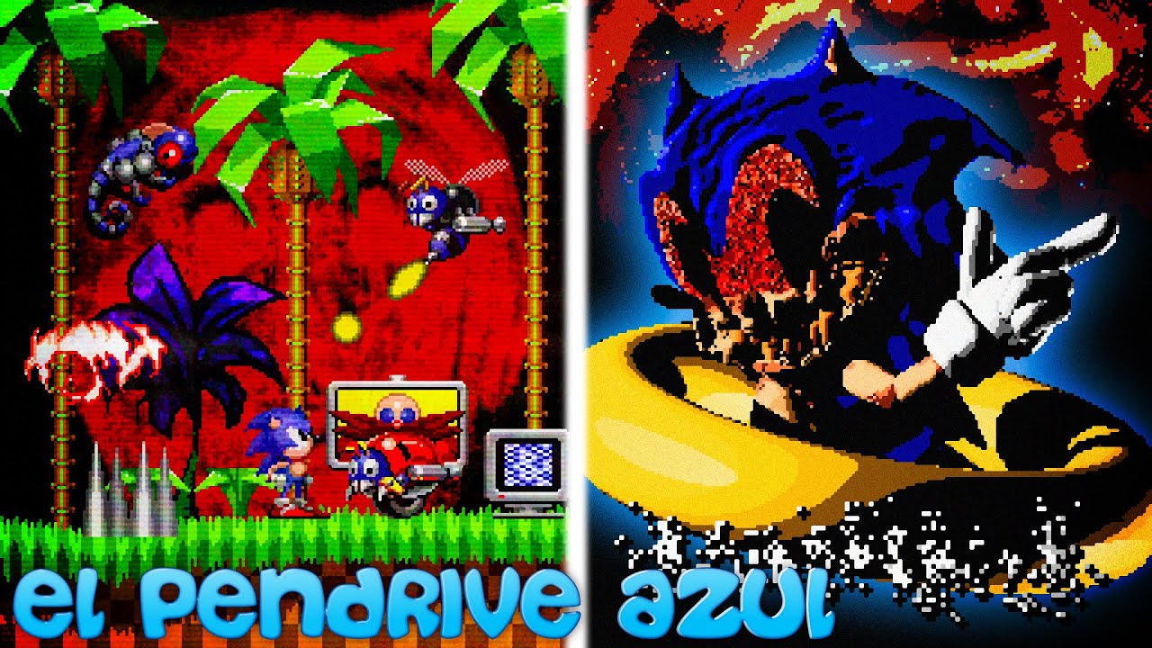 Sonic The Hedgehog (El Pendrive Azul) by VibingLeaf | Full Gameplay, No ...