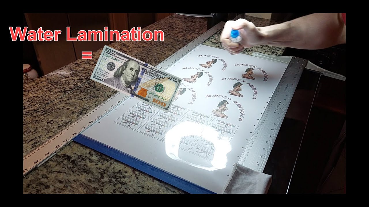 The Ultimate Vinyl Laminating Manual Method (Water Lamination).. - YouTube