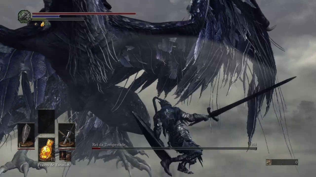 Dark Souls III - Nameless King Boss Fight - YouTube