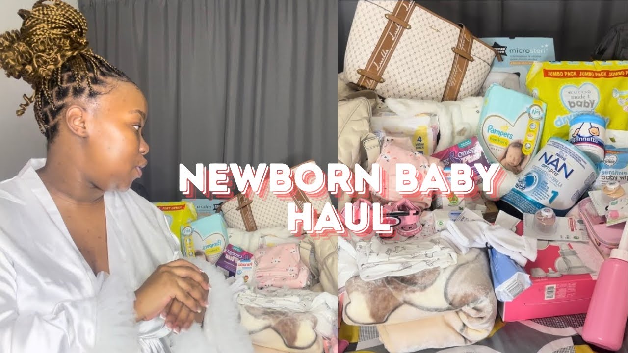 NEWBORN BABY HAUL|UNBOXING GIFTS FROM BABY SHOWER - YouTube
