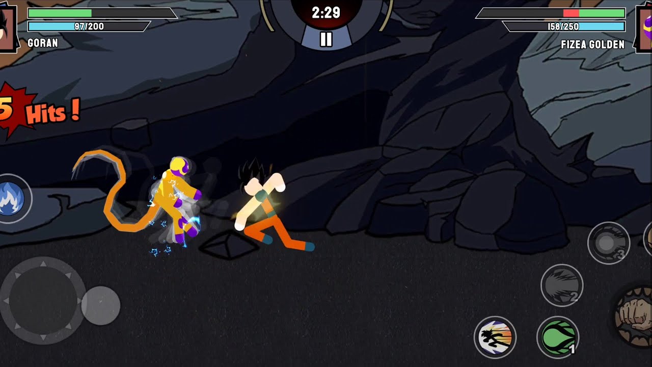 Dragon Ball Z Stick Man Fight / Goku Vs Freeza - Android Gameplay - YouTube
