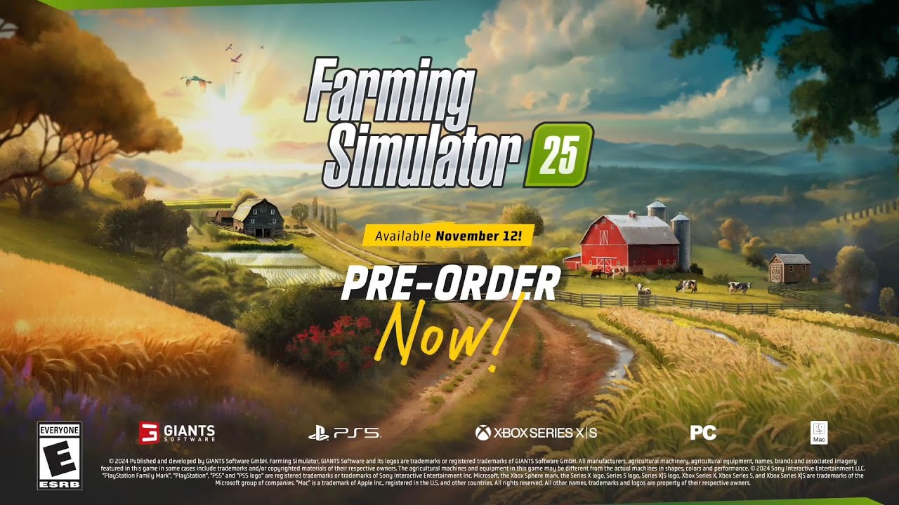 PC Gaming Trailer #55: Farming Simulator 25 [ CINEMATIC TRAILER ] - YouTube
