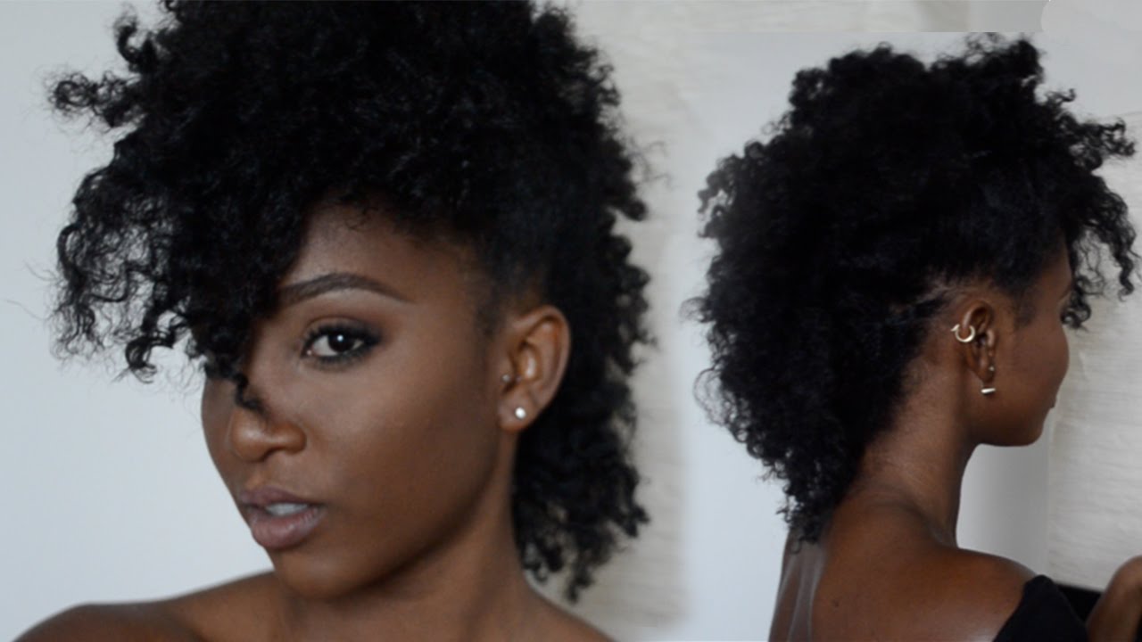 Fro-Hawk | Natural Hair Tutorial @zoeallamby - YouTube