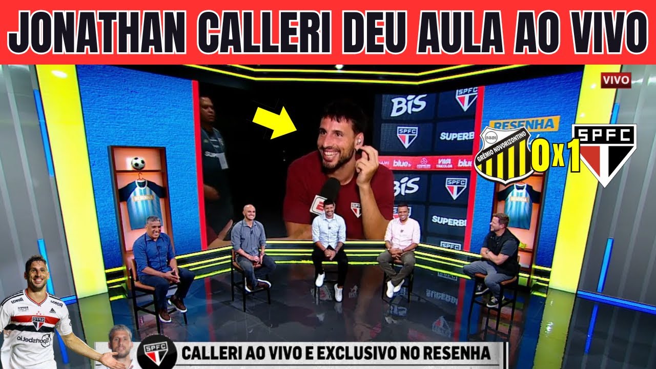 FOI INCRÍVEL! JONATHAN CALLERI REALMENTE MOSTROU TODO O SEU TALENTO E ...