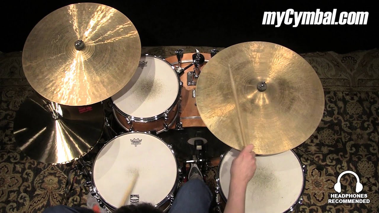 Used Paiste 22" Prototype Heavy Bell Ride (U22PROTO-1040314O) - YouTube