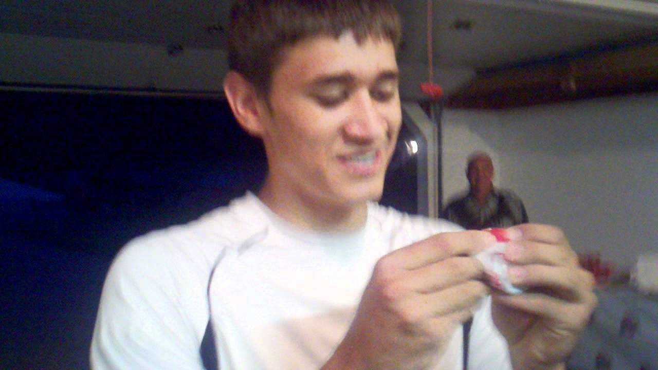 My boy eating a huge bug - YouTube