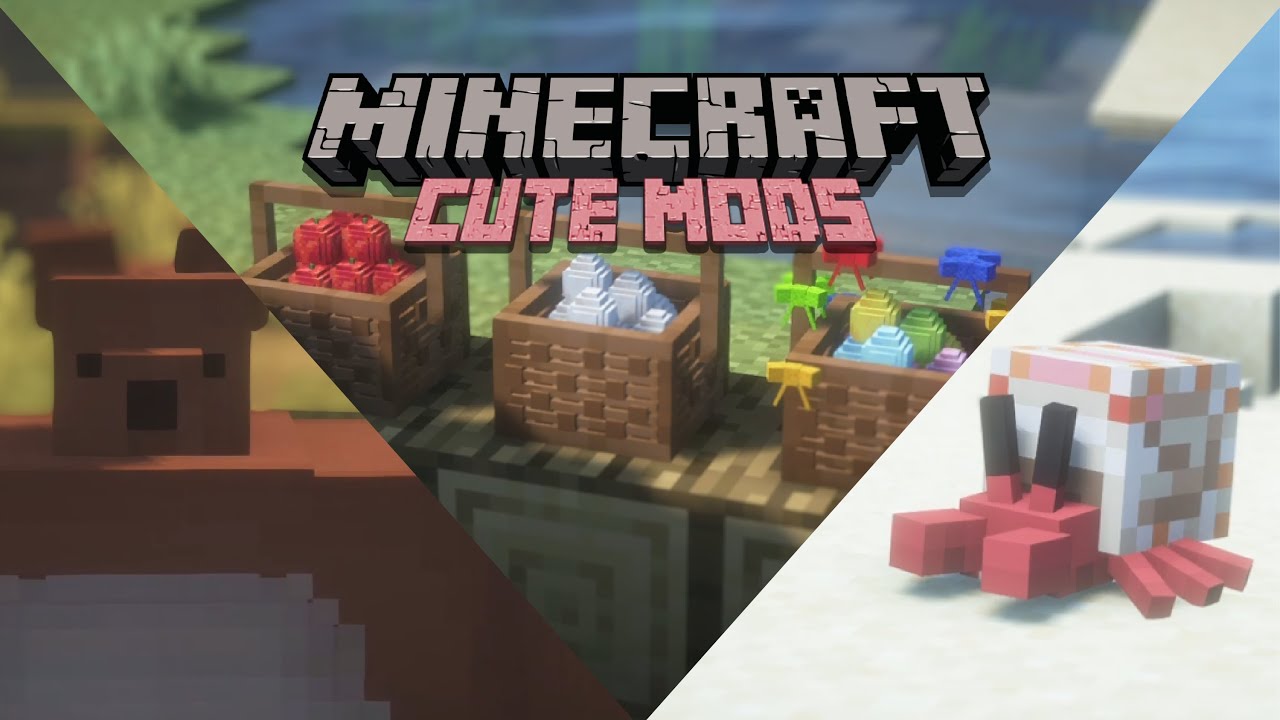 Cute and Decorative mods to use for your Minecraft world! - YouTube